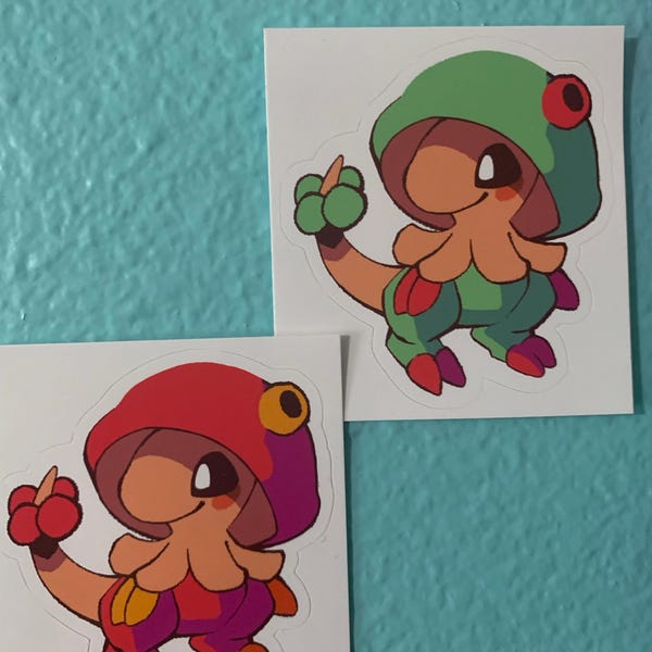 Red Pikmin - Blue Pikmin - Yellow Pikmin - Sticker - Pikmin Laptop ...