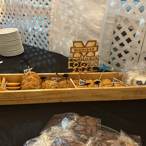 Personalized College Cake Topper, Graduation Gift, University of ...