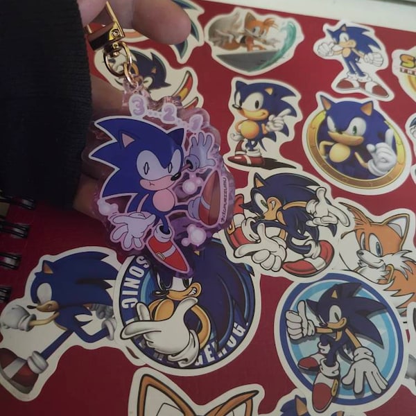 SONIC POPSICLE STICKER - Etsy