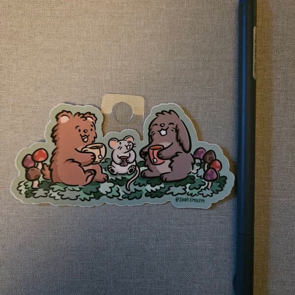 Mini Cinnamon Roll Vinyl Sticker Waterproof Phone Sticker Cute Cinnamon ...