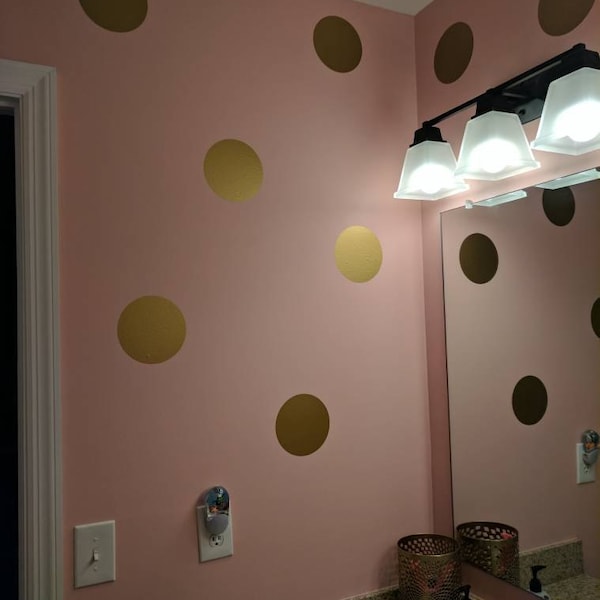 Vinyl Dot Decals 6" YOU CHOOSE COLOR Vinyl Polka Dot Circle Decal ...