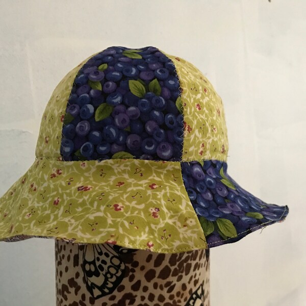 SEWING PATTERN - Kids Reversible Sun Hat Pdf Sewing Pattern Download ...