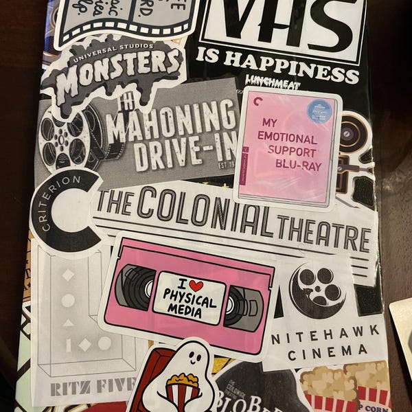 I Love Physical Media - VHS Sticker - Etsy