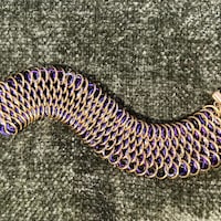 Tutorial: Japanese Lace 12-in-2 (easy Intermediate Chainmaille Project ...