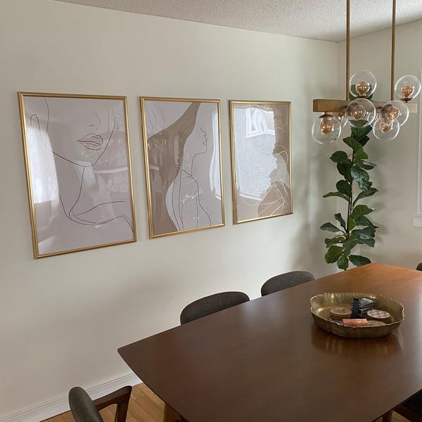 Colorful Stripes Art Print, Contemporary Striped Printable Art ...