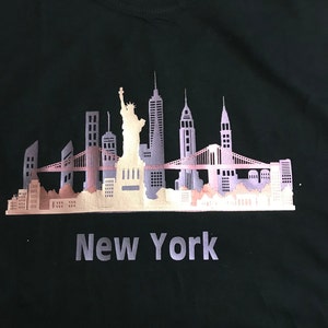 New York Skyline Dxf Files, New York Horizon Laser Cut, City Svg File ...