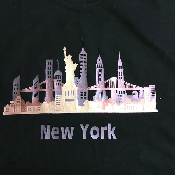 New York Skyline Dxf Files, New York Horizon Laser Cut, City Svg File ...