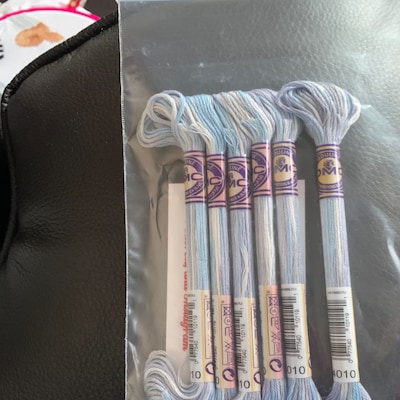 DMC 4010 Variegated Embroidery Floss Winter Sky - Etsy