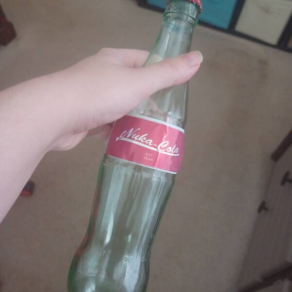 Nuka Cola Label Quantum Cola Fallout for Fans Sticker Label Fan Art ...