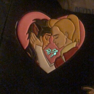 Catradora Failsafe Love Enamel Pin Glow in the Dark - Etsy