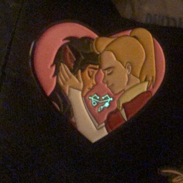 Catradora Failsafe Love Enamel Pin Glow in the Dark - Etsy