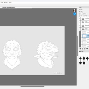 Protogen Furry Reference Sheet / Adoptable Base Kit - Etsy