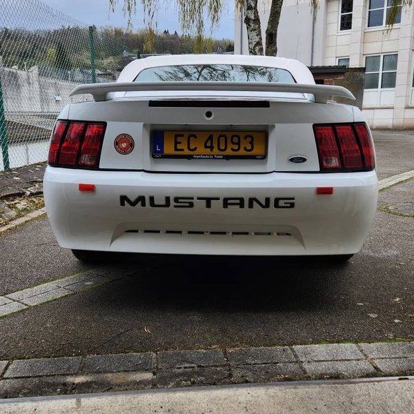 Tufskinz | Ford Mustang Rear Bumper Letter Inserts - Compatible With ...