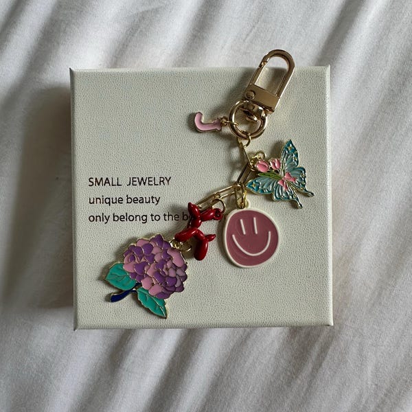 Personalized Charm Keychains, Shell Keychains, Ocean Series Keychains ...