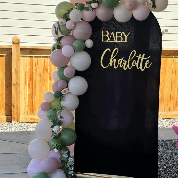 Customized Baby Shower Sign, Custom Sign for Backdrop, Personalized ...