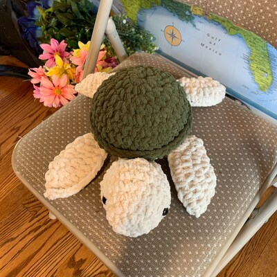 Fred the Sea Turtle Crochet Pattern PDF Download Includes Follow Along ...