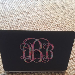 Paisley Monogram Decal, Car Decal, Vinyl Decal, Tumbler Decal, Laptop ...