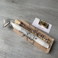Kleines Raysin Geschenkset, Kerze mit Kerzenleuchter, Kleines ...