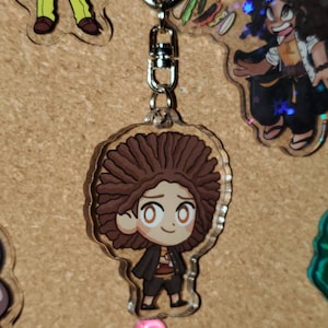 DR 1 Keychains Leon Kirigiri Celeste Ludenburg Byakuya Togami Sakura ...