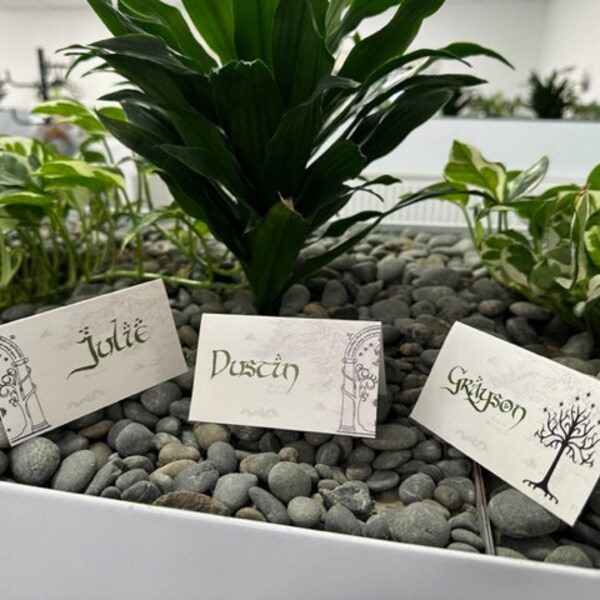 LOTR Wedding Welcome Sign | Instant Digital Download | Editable Canva ...