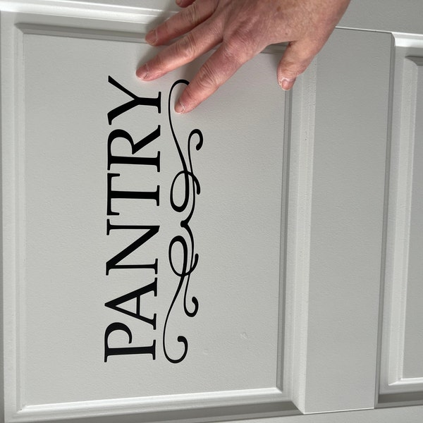 Custom Door Labels - Pantry Kitchen Laundry Welcome Office Personalized ...