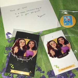 Custom Couple's Portrait Lapel Pin-mothers Day Gift for Mom ...