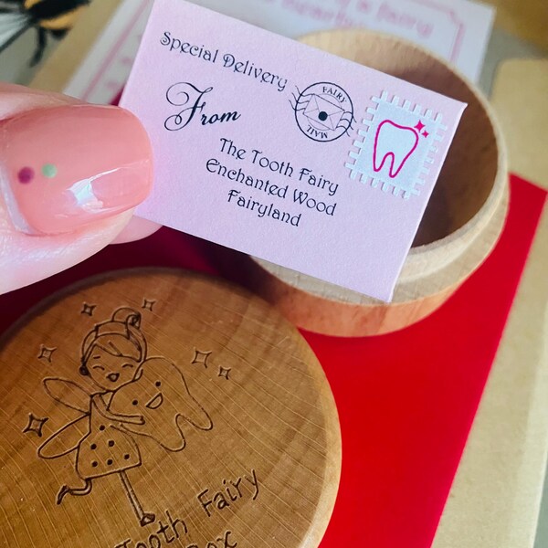 Tooth Fairy Letter Kit: Handmade Fairy Mail With Keepsake Extras Pink ...