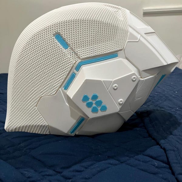 Wearable Tron Ares Helmet: 3D Printed Cosplay Prop With Magnetic ...