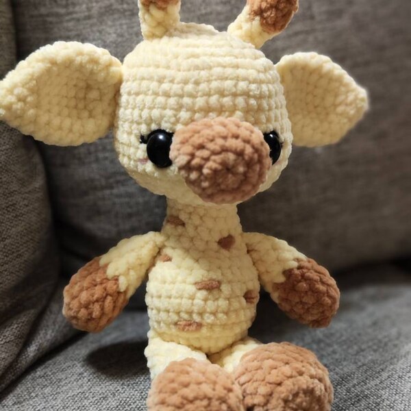 PATTERN: Plush Gemma the Giraffe Pattern - Amigurumi Chunky Giraffe ...