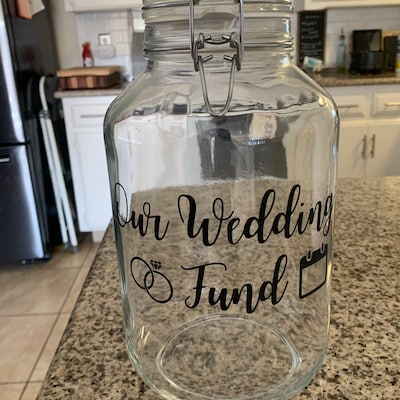 Our Wedding Fund Cut File for Savings Bank Custom Wedding Fund SVG PNG ...