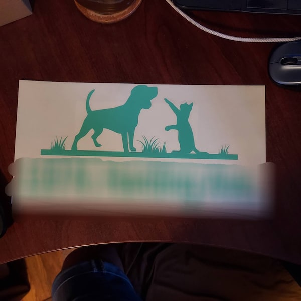 Dog Peeking Decal, Dog Car Decal, Dog Laptop Decal, Pet Decal, Dog ...