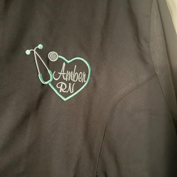 Custom Embroidered White Medical Lab Coat/women's Fit/wonder Wink Brand ...