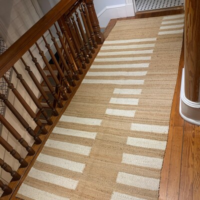 Scallop Jute Rug, Natural Jute Wavy Edge Rug, Scalloped Shape Rug ...