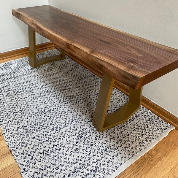 Golden Table Legs, Steel Table Legs (set of 2), Dining Table, Desk Legs ...