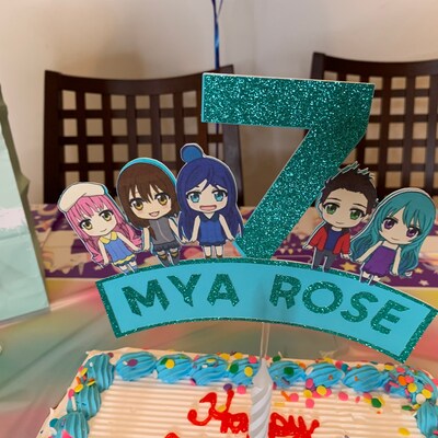 Itsfunneh and Krew Theme, Funneh and Krew Cake Topper Personalized - Etsy