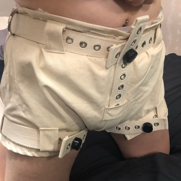 Heavy Duty Lockable Diaper Cover Pants Anti Diaper Removal Asylum