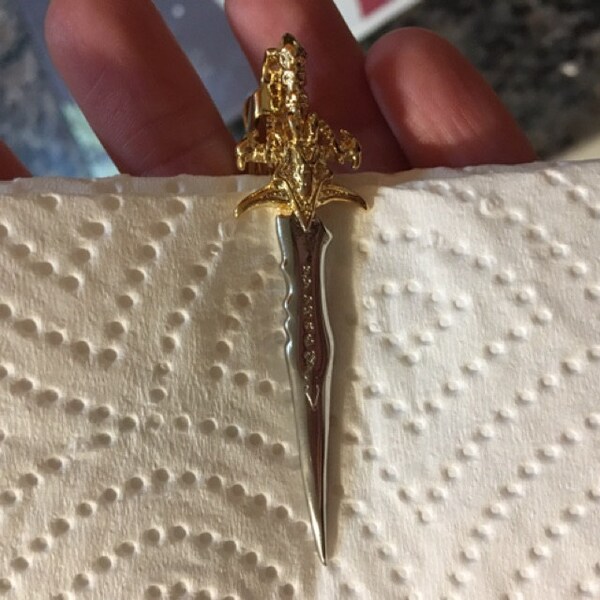Bronze Sword, Sword Tie Clip, Accessories,gold Accessories, Novelty ...