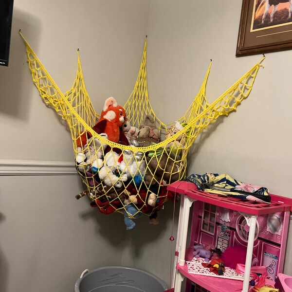 CROCHET PATTERN: Extra Large Stuffed Animal Squishmallow Corner Hammock ...