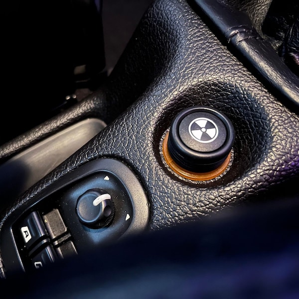 Blank Car Button Decal, Eject Passenger Button Decal, Blank Buttons ...