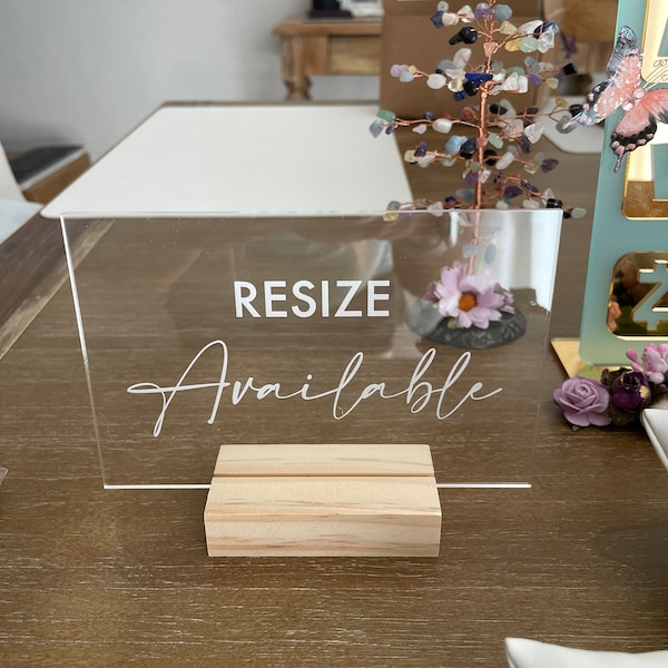 Custom Acrylic Sign - Small Acrylic Business Signs - Laser Engraved ...
