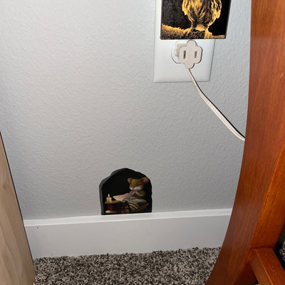 Mouse Praying Mousehole Sticker Praying Mouse 3D Wall Sticker Whimsical ...