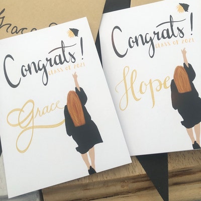 PRINTABLE Custom Graduation Card, Congrats Grad 2024, Graduation 2024 ...