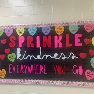 Prints Printable Bulletin Board Download Digital File Spread Kindness ...