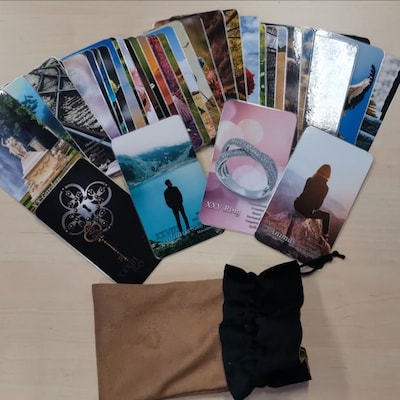 Laminated Lenormand Cards Sunlight Series Bridge Size 36 Laminated ...