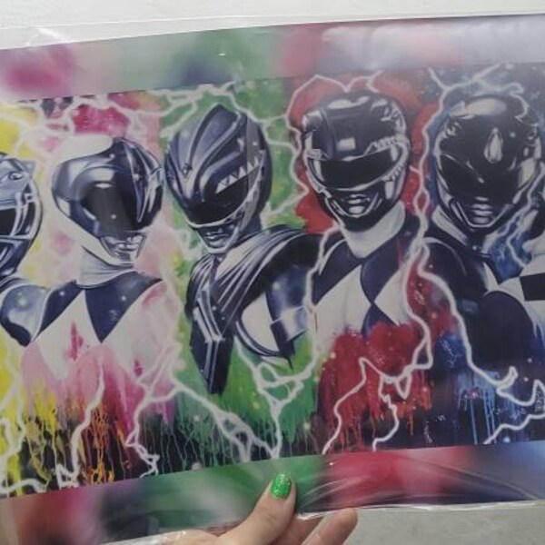 Power Rangers 11x17 Print - Etsy