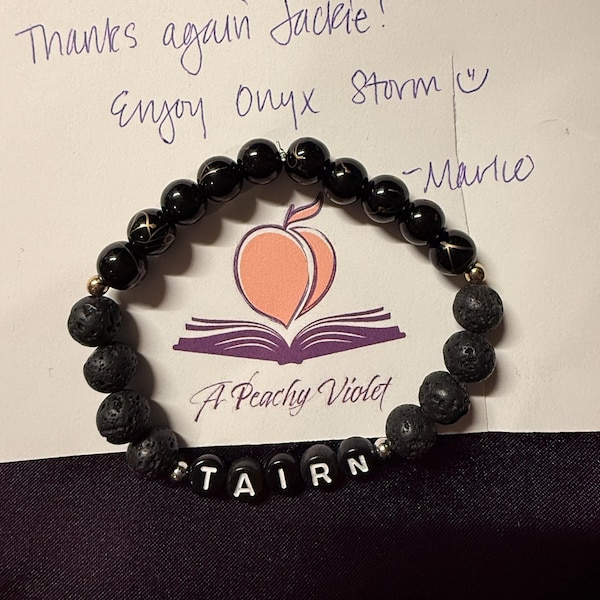 Pity Them Bead Bracelet, Red Rising Victra Bracelet, Fantasy Book Gift ...