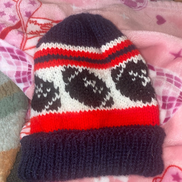 KNITTING PATTERNS: the Holly Berry Collection / 2 Beanie, 2 Headband ...