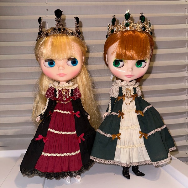 Blythe Three-piece Set, Blythe Queen Dress,blythe Crown , OB22 Dress ...