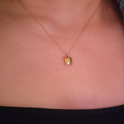 14K Gold Good Luck Little Fish Sea Animal Charm Pendant Enamel - Etsy