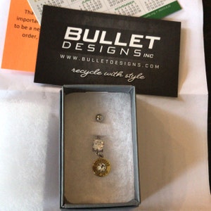 Belly Button Ring, Winchester Bullet Belly Button Ring, Custom Belly ...